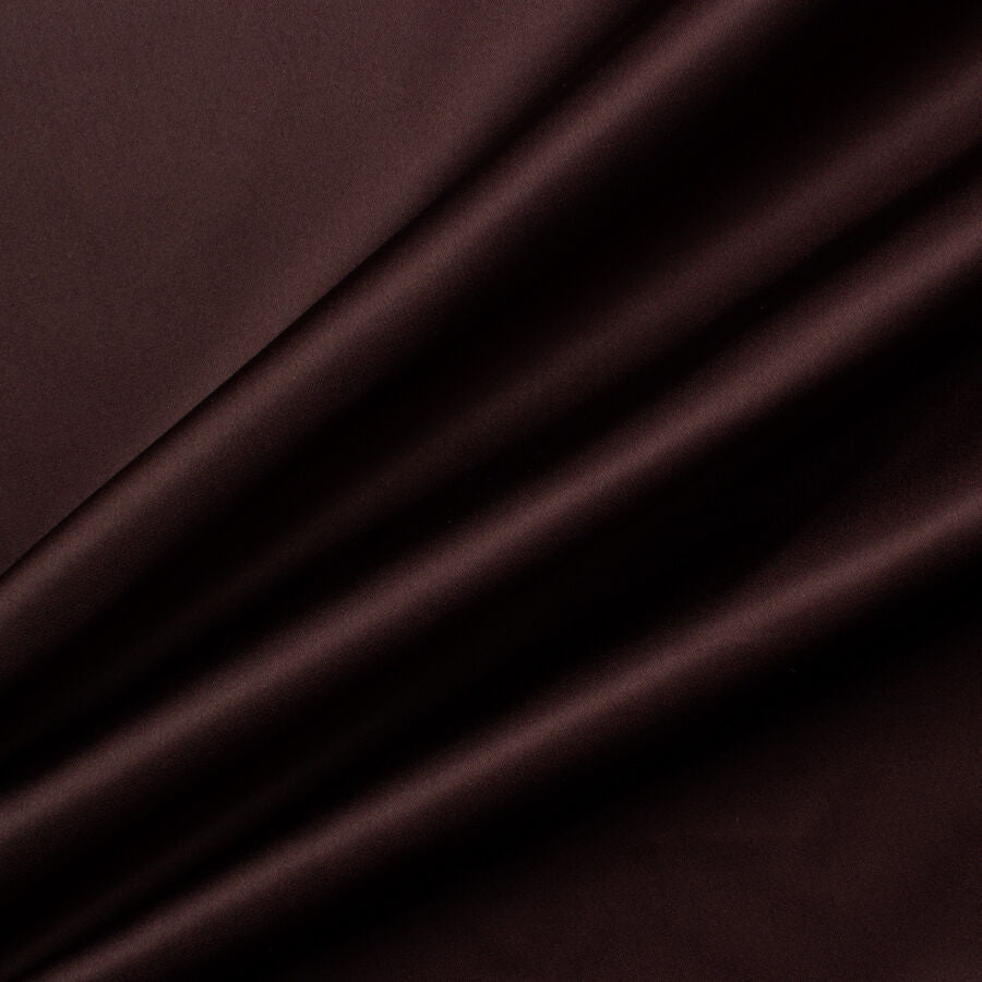 Brown Duchess Silk Satin | Luxury Material
