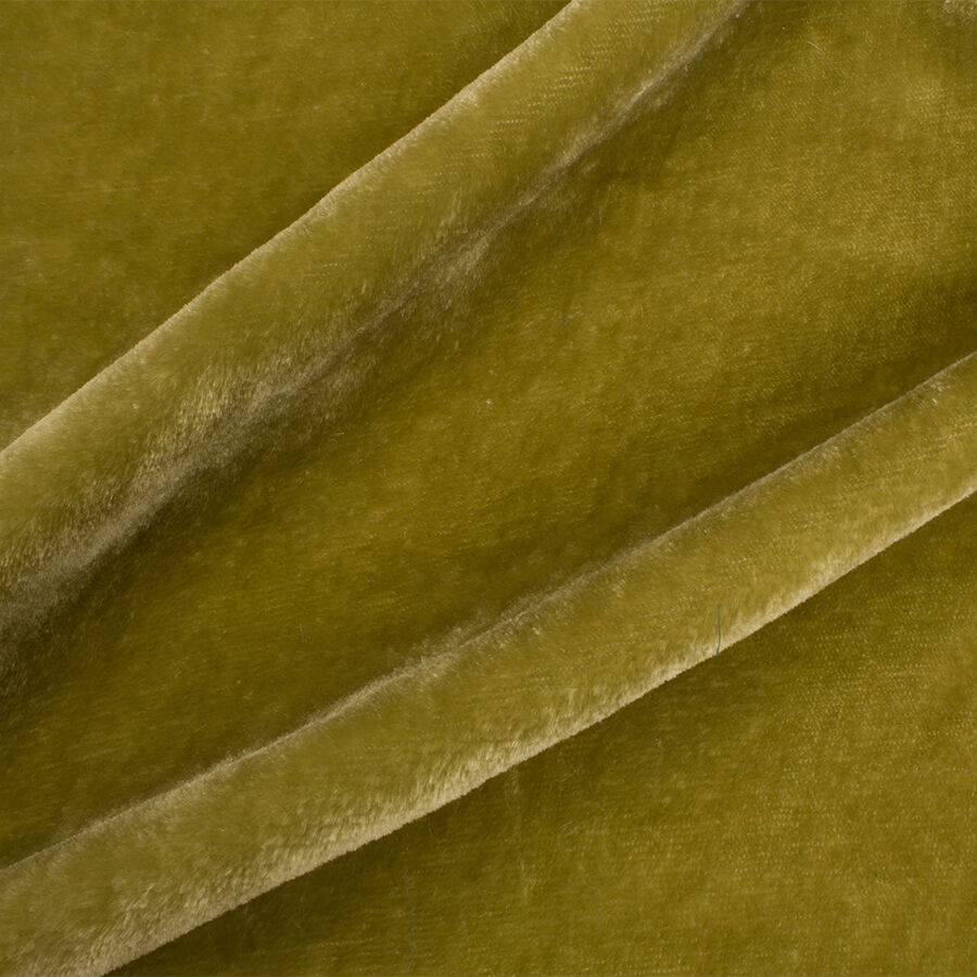 Moss Green Plain Velvet | Luminous Blend Material