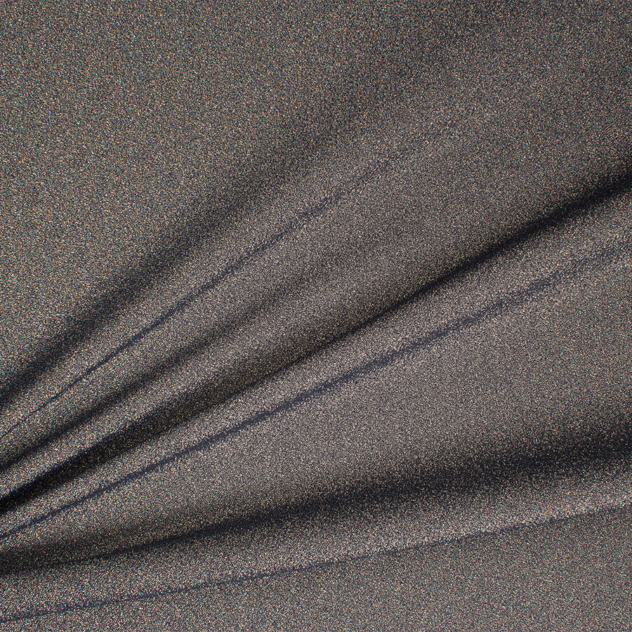 Dark Blue & Gold Shot Lamé | Opulent Material