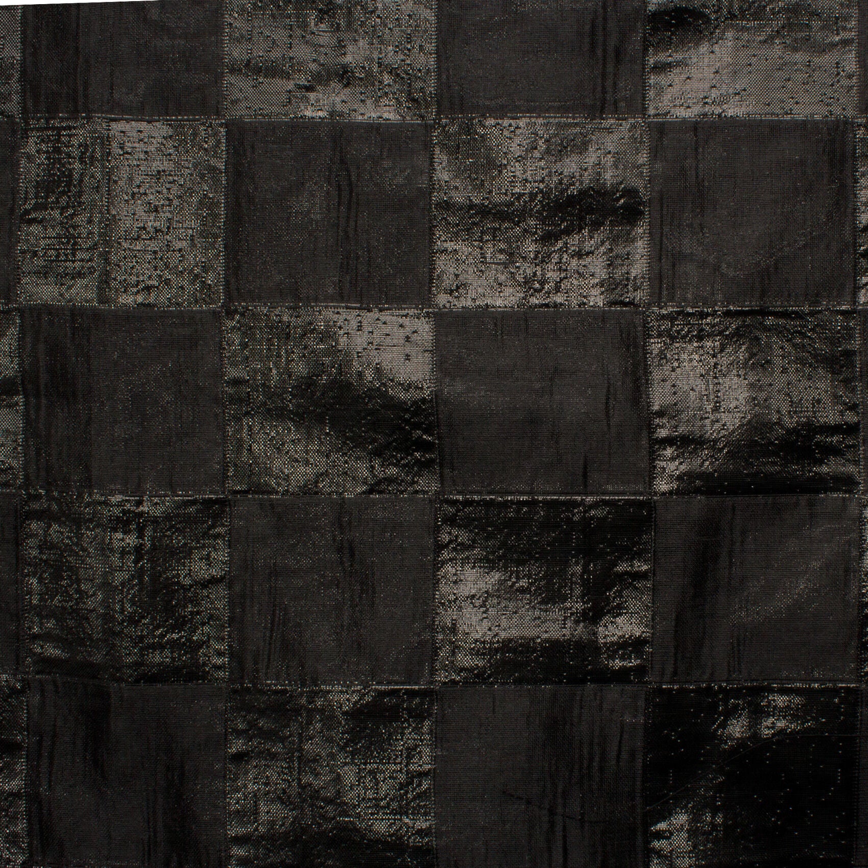 Black Check Silk Organza | Sheer Cloth