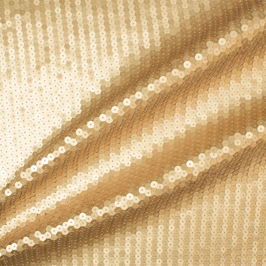Rich Gold All-Over Sequin | Luminous Fabric