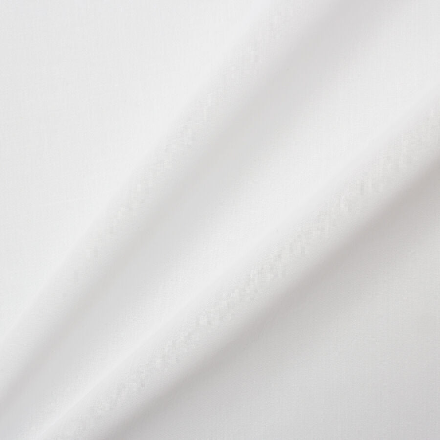 Plain White Pure Cotton | 110 GSM Shirting