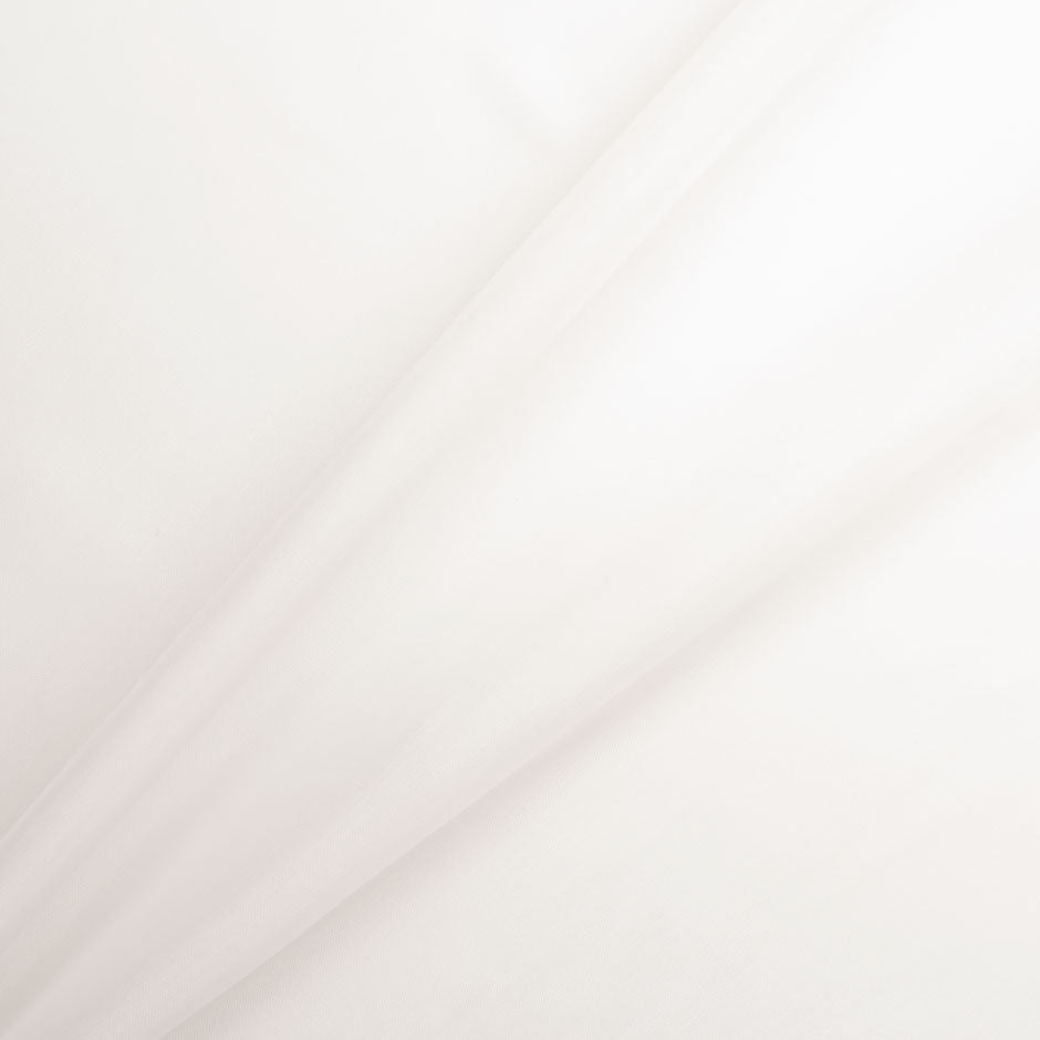 White Anti-Static Lining | Pure Cupro