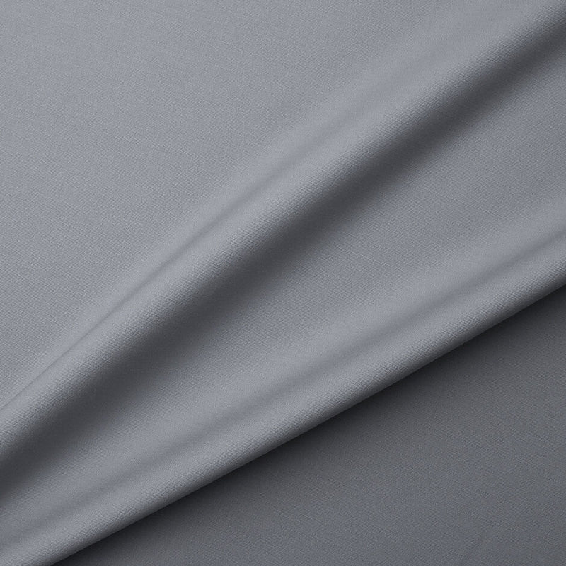 Pale Grey/Lavender Gaberdine | Stretch Wool