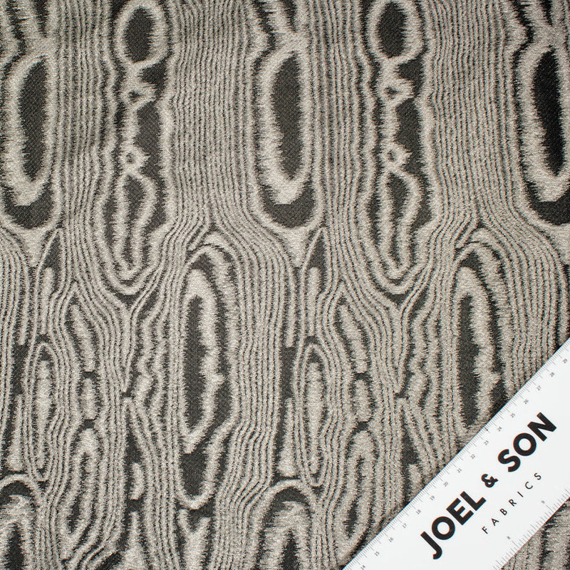 Silver Metallic Moiré Poly | Shop Moiré Fabric