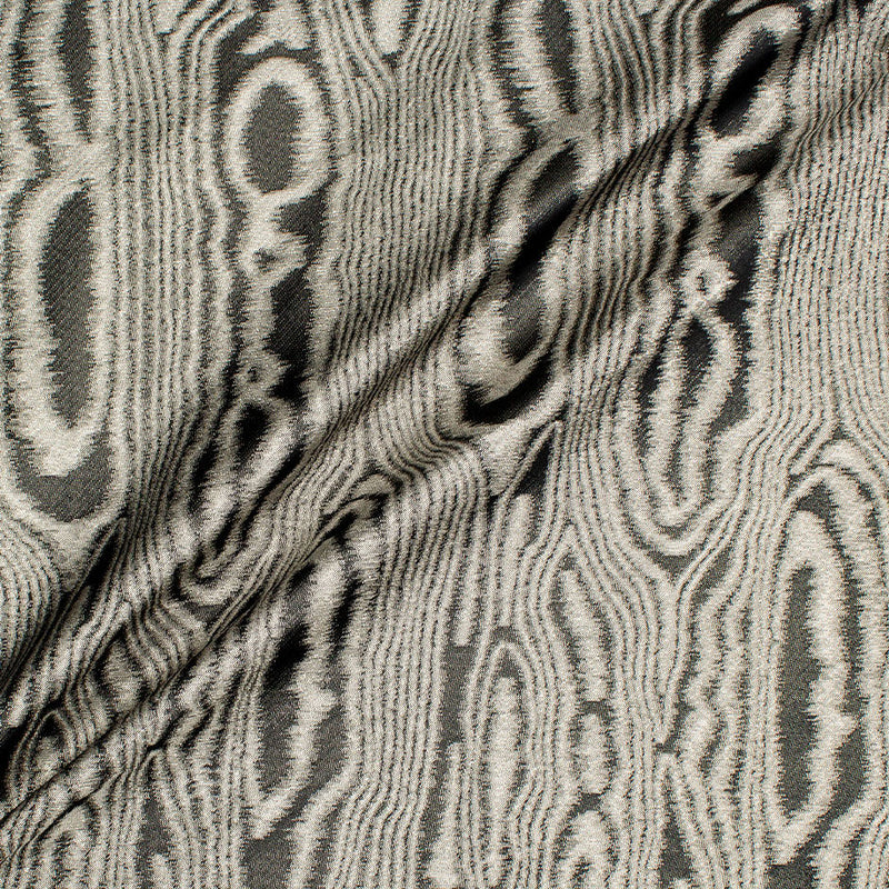 Silver Metallic Moiré Poly | Shop Moiré Fabric