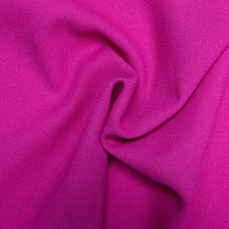 Magenta Single Wool Crêpe | Buy Suiting Fabric