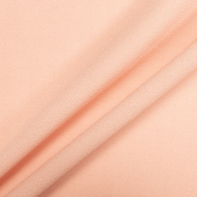 Peach Double Wool Crêpe | Buy Pure Wool Fabric
