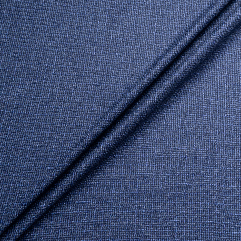 Blue Wool Flannel | Suiting Fabric