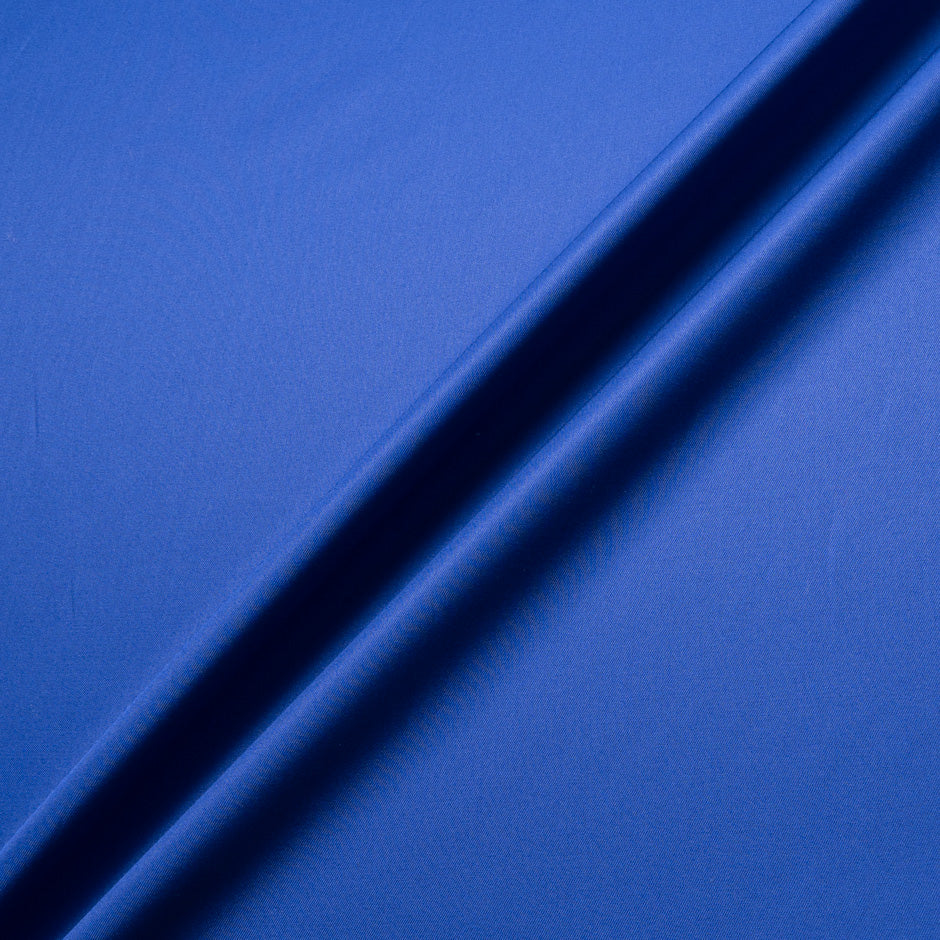 Blue Cotton Gaberdine | Chino Fabric