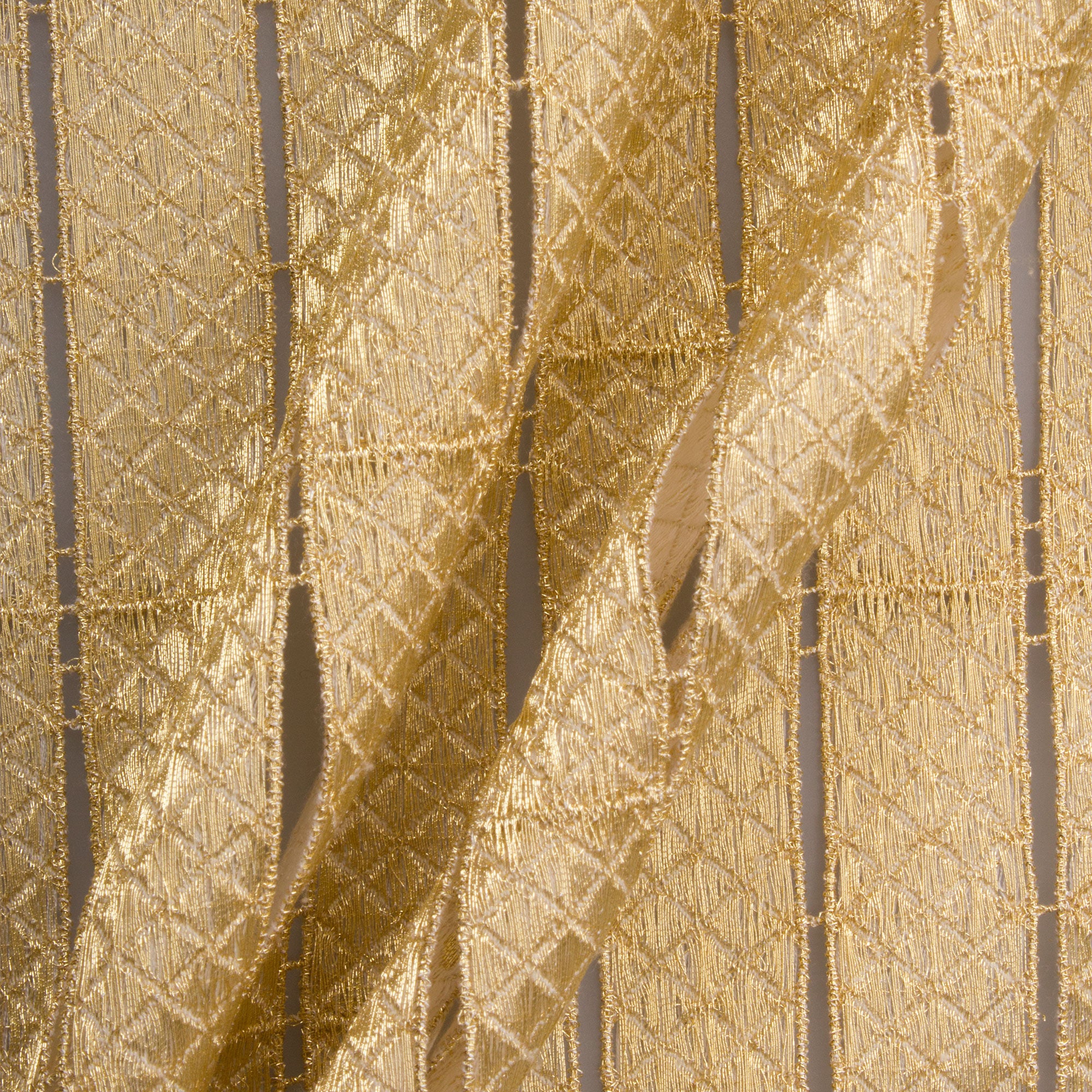 Gold Threaded Guipure | Lustrous Fabric