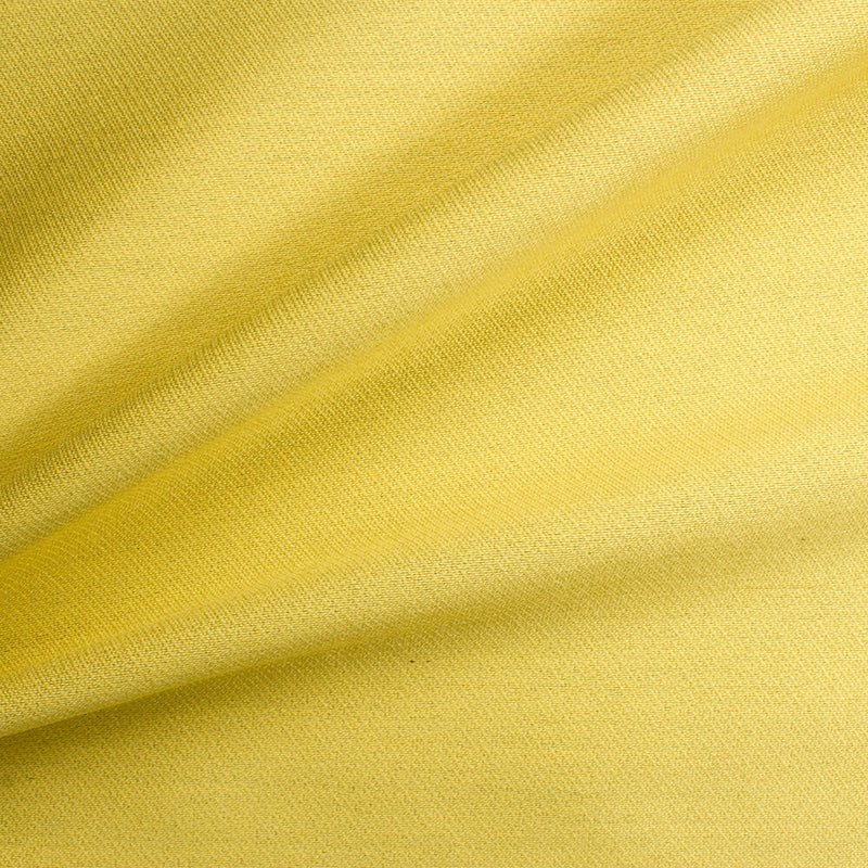 Canary Yellow/Dark Navy Silk | Weave Fabric