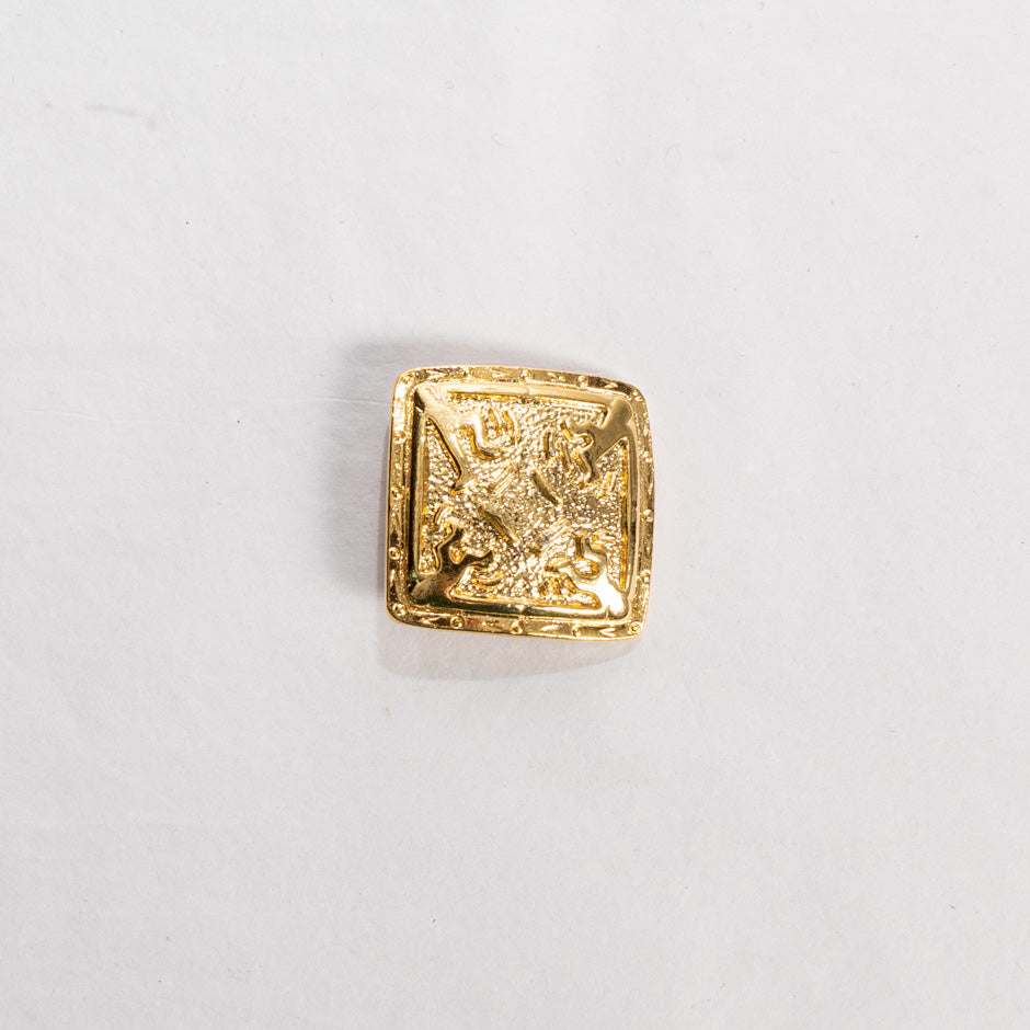 Large Square Gold Toned Button | Shop Buttons