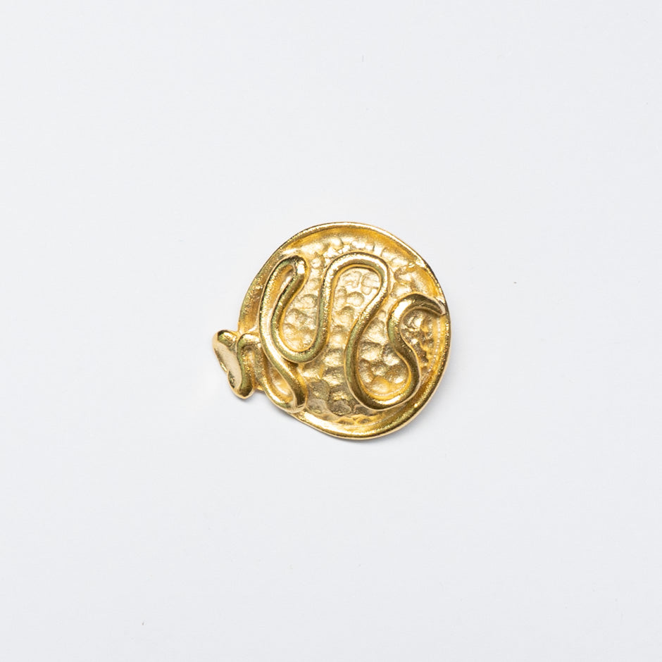 Round Gold Snake Button | Shop Accessories