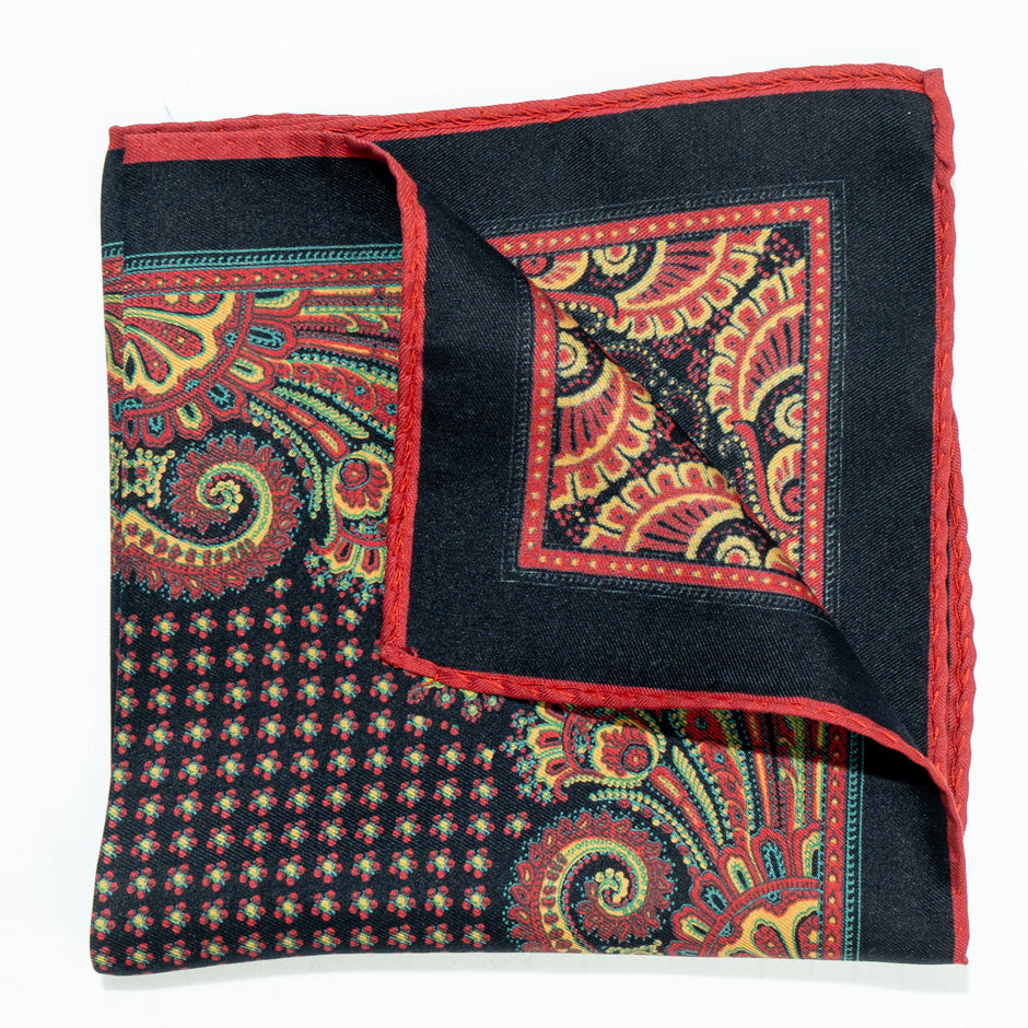 Multi Printed Pure Silk | Pocket Handkerchief