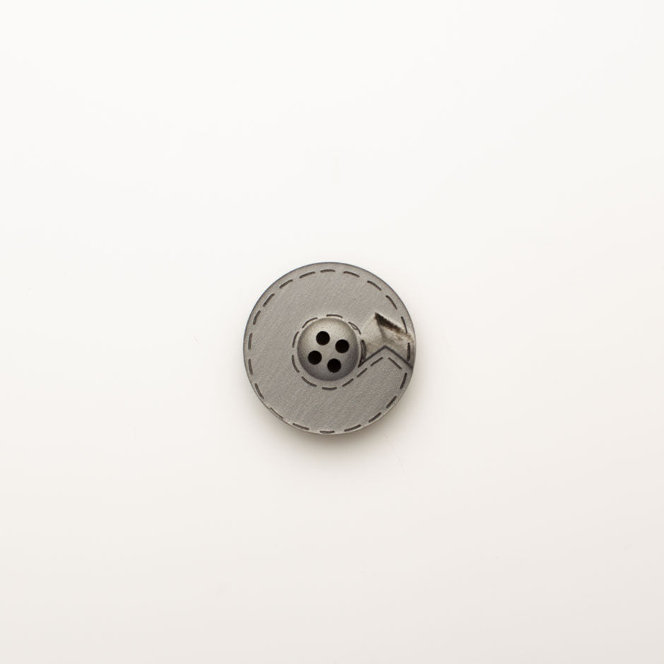Grey Pearlised Arrow Button | Shop Luxury Buttons