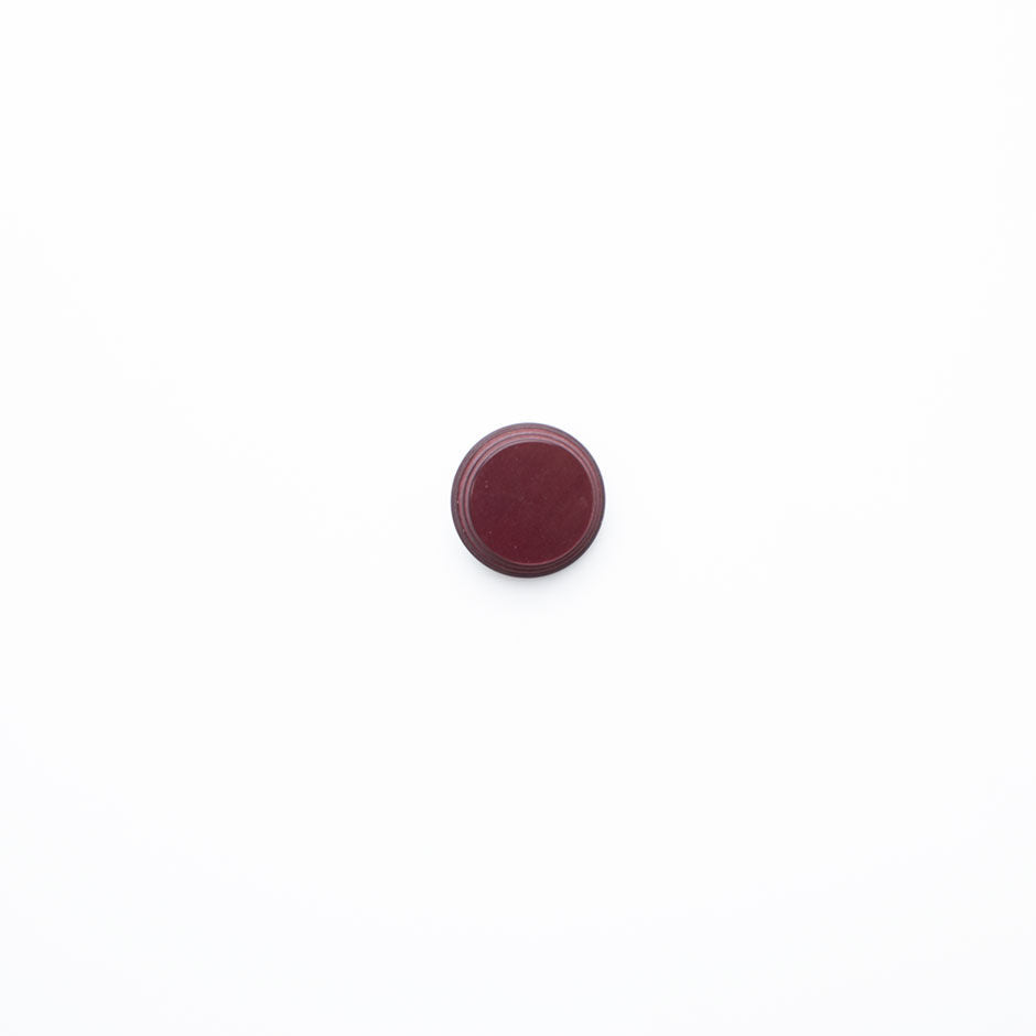 Maroon Button - Large | Ridged Button