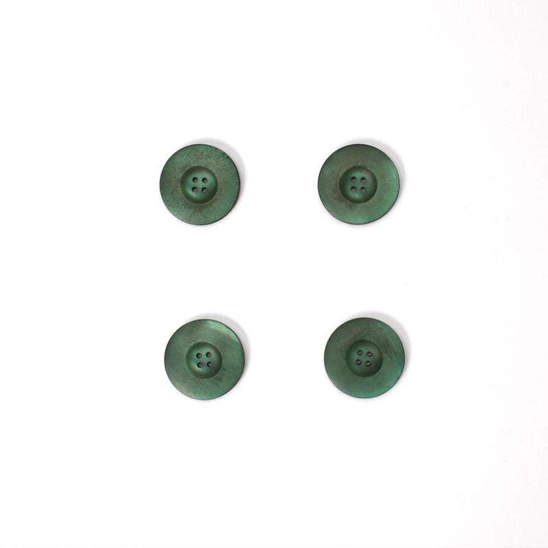 Large Forest Green Round Button | Shop Buttons