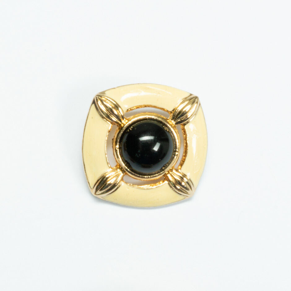 Black/Yellow/Gold Button | Shop Accessories