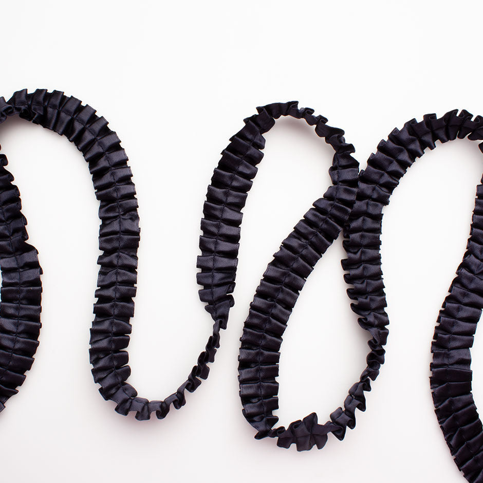 Midnight Blue Ribbon Trim