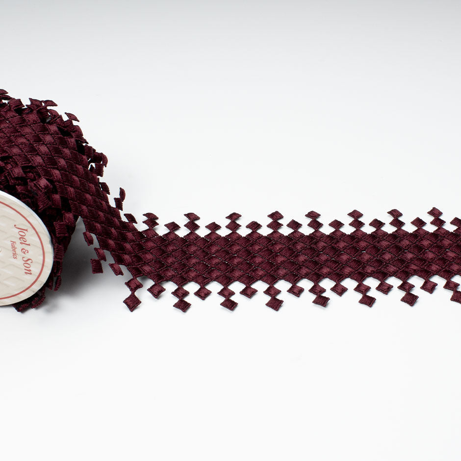 Bordeaux Woven Lacquered Trim | Shop Trim Here